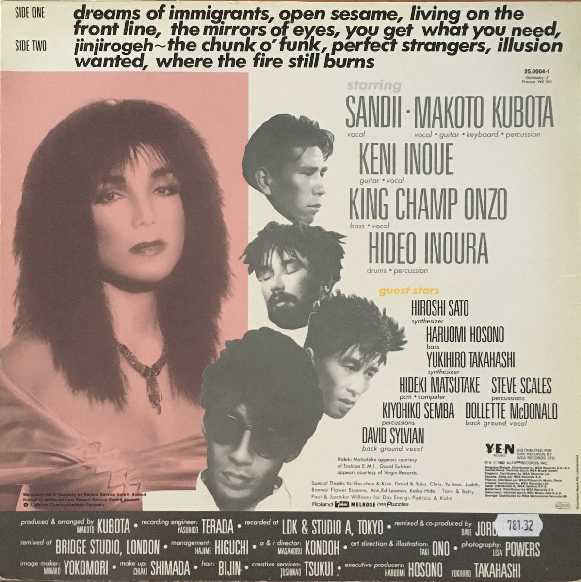 Sandii & The Sunsetz “Immigrants” LP (1982) – Modern Soul Records