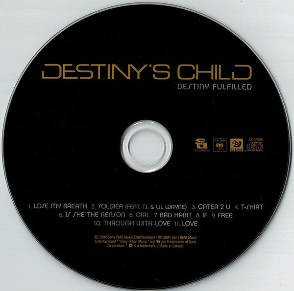 Destiny's Child "Destiny Fulfilled" CD Enh (2004) – Modern Soul Records
