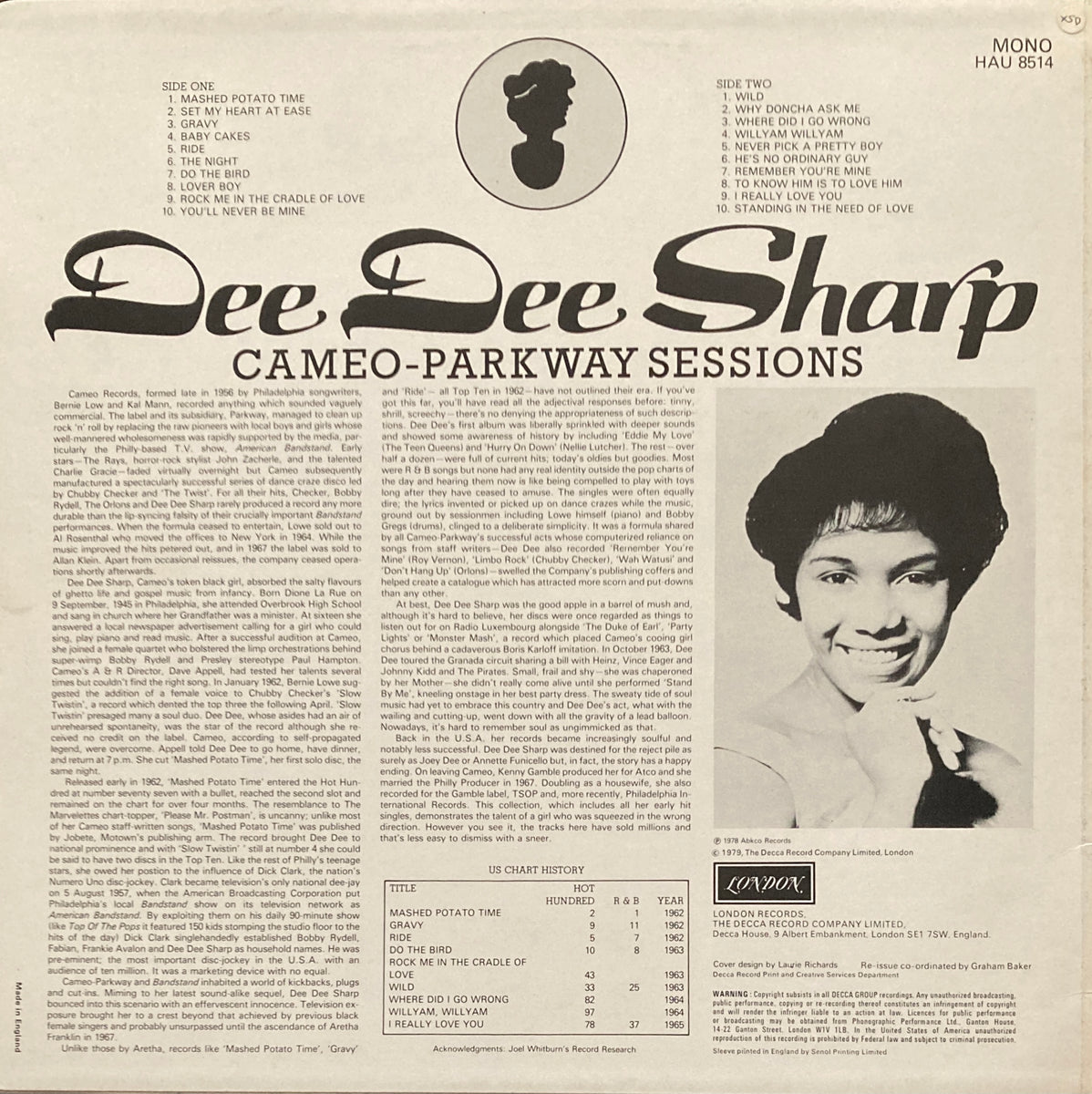 Dee Dee Sharp "Cameo Parkway Sessions" LP (1979) – Modern Soul Records