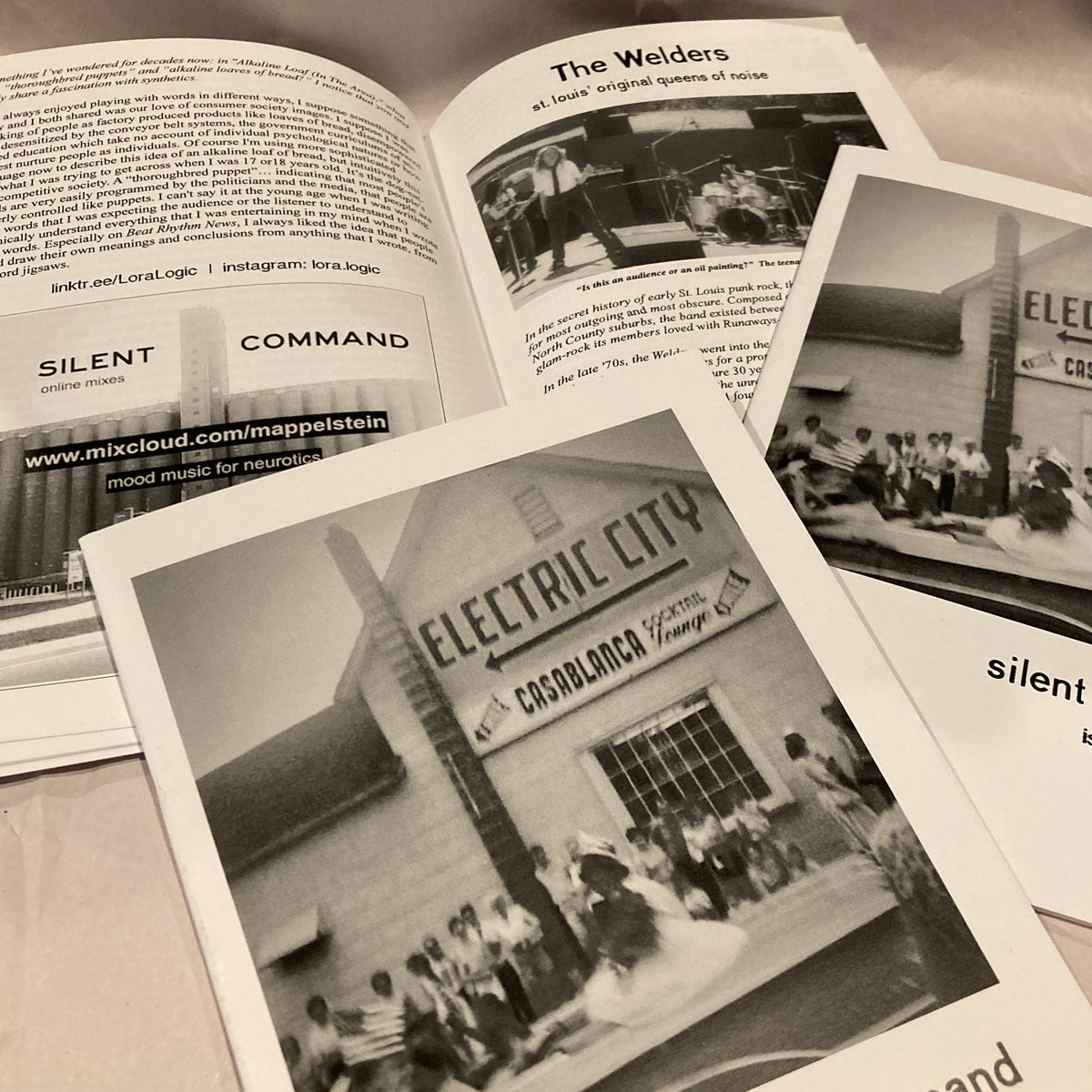 Silent Command 'Zine Issue 1: Hits, Lora Logic, The Welders – Modern ...